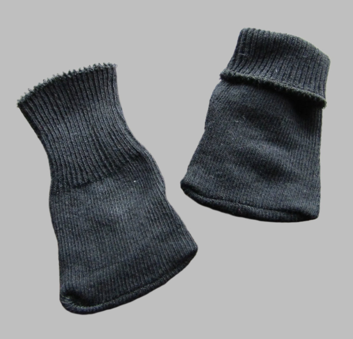 Fold-over Socks 18 & 15 inch Doll: Black – Handmade Designs for Dolls