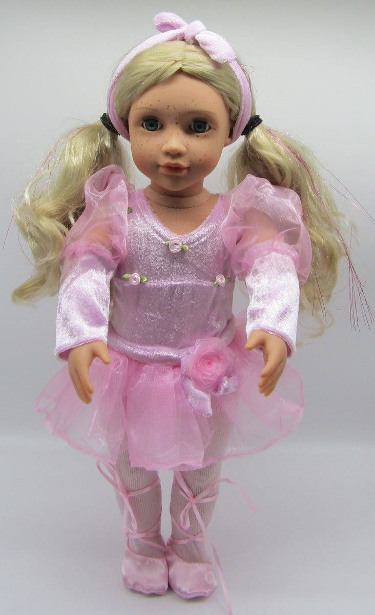Ballet Recital 5 Pc Outfit 18 inch Doll: Pink – Handmade Designs for Dolls