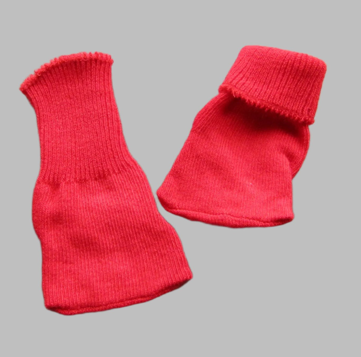 Fold-over Socks 18 & 15 inch Doll: Red – Handmade Designs for Dolls