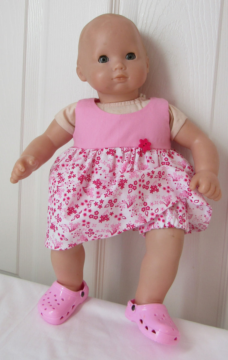 Clogs 18 & 15 inch Doll: Pink – Handmade Designs for Dolls