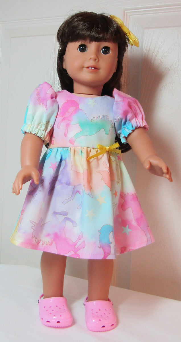 Clogs 18 & 15 inch Doll: Light Pink – Handmade Designs for Dolls