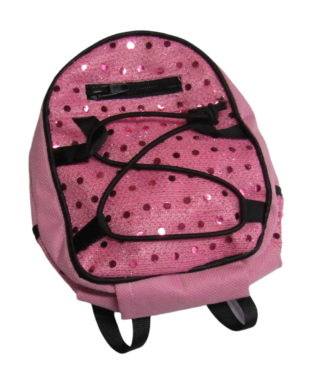 Sequin Backpack 18 inch Doll: Pink – Handmade Designs for Dolls